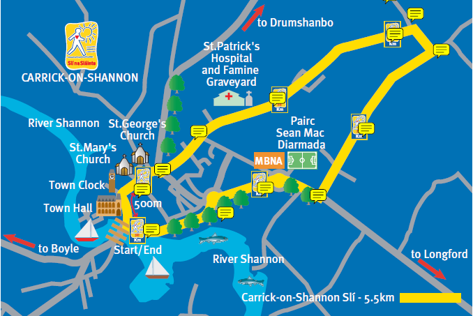 Irish Heart Carrick-on-Shannon Slí Route - Leitrim - Irish Heart