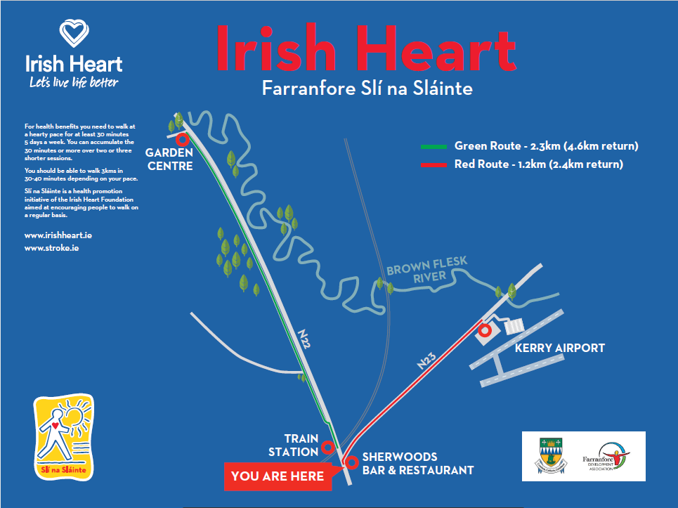 Irish Heart Farranfore Slí Route - Kerry - Irish Heart