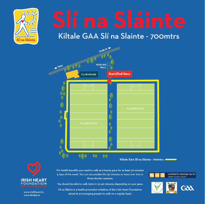 Irish Heart Kiltale GAA Slí Route - Meath - Irish Heart