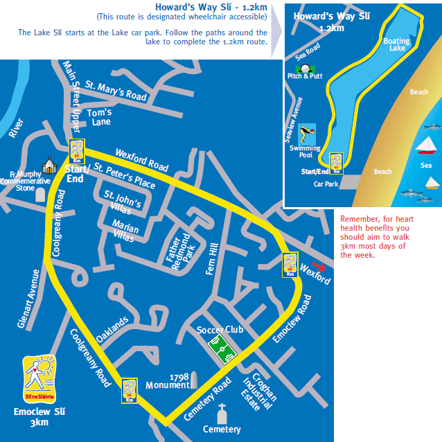 Irish Heart Arklow Slí Route - Wicklow - Irish Heart