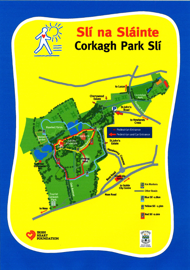 Irish Heart Corkagh Park Slí Route - Dublin - Irish Heart