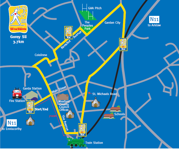 Irish Heart Gorey Slí Route - Irish Heart