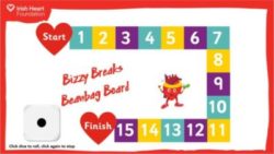 Irish Heart Bizzy Breaks Beanbag Board Interactive - Irish Heart