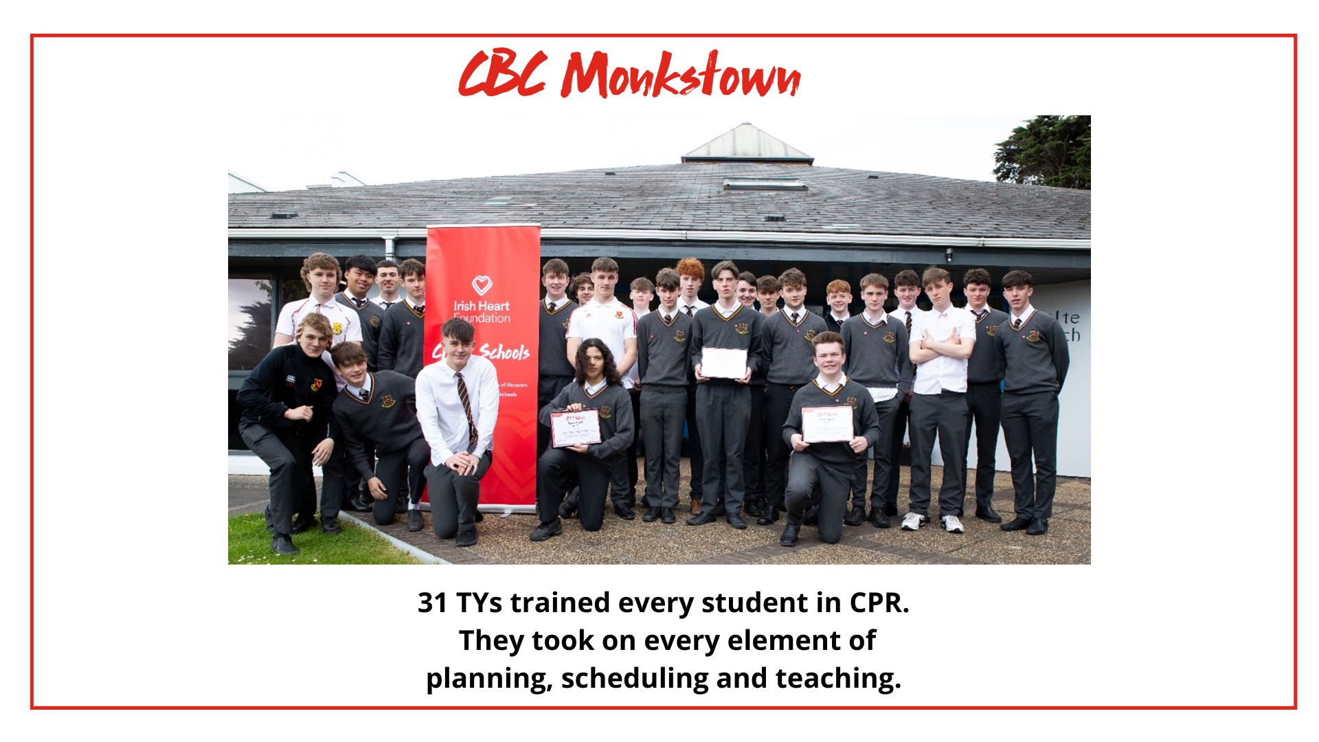 Irish Heart CBC Monkstown Peer to Peer 2 - Irish Heart