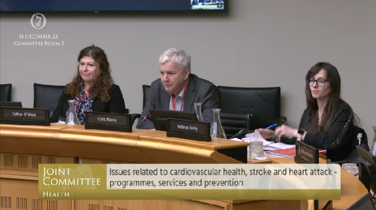 Irish Heart Joint Oireachtas Health Committee Address - Irish Heart